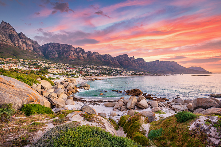 Camps Bay Cape Town Vibrant Sunset Twilight South Africa - Go Next